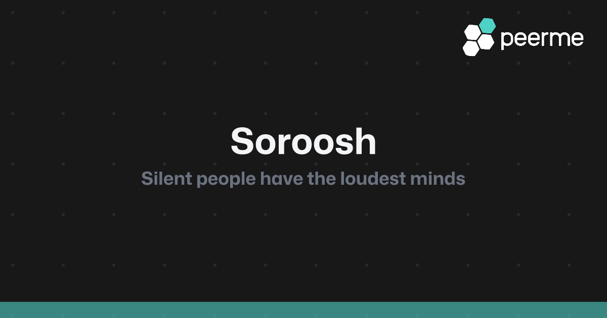 Soroosh | PEERID